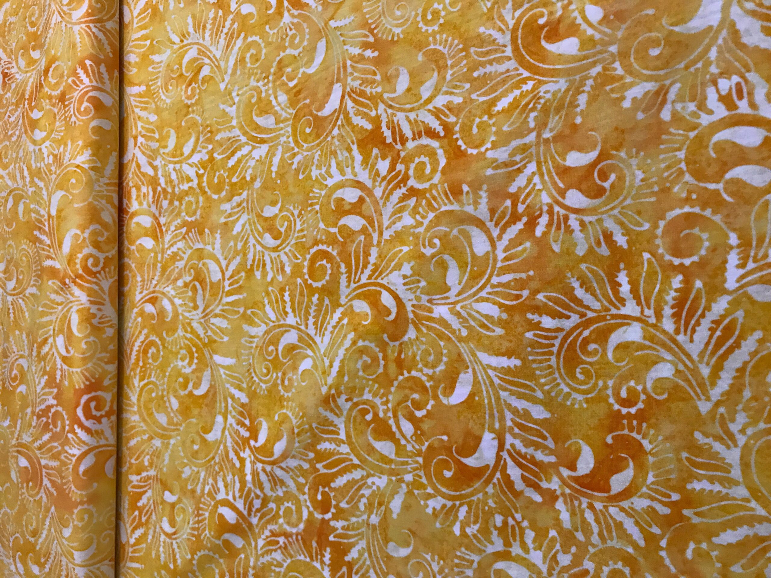 Sunny Yellow Batik